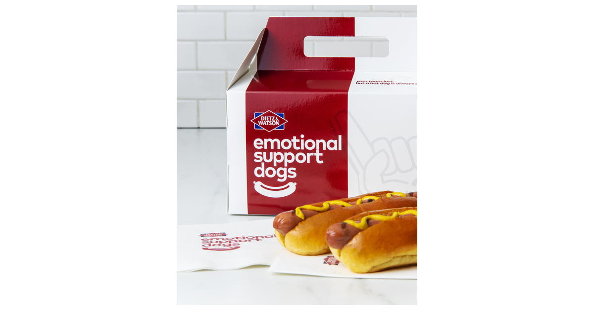 Dietz & Watson Sends Sad Bengals Fans Free 'Emotional Support Hot Dogs ...