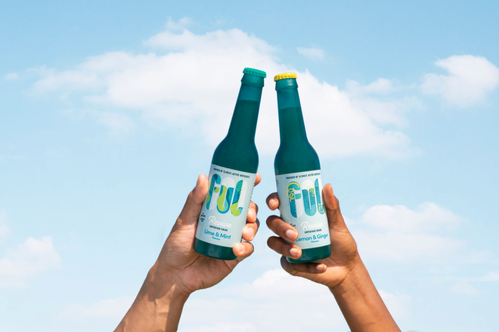 Ful Revival Is the Blue, 'Climate-Positive' Drink Made With Spirulina ...