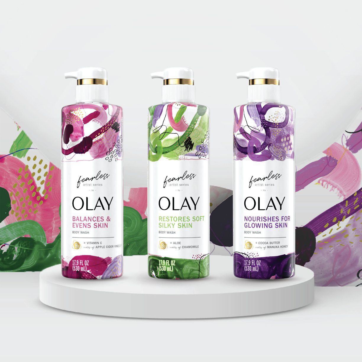 Olay Body Releases New 'Fearless Artist' Collection Celebrating Women ...