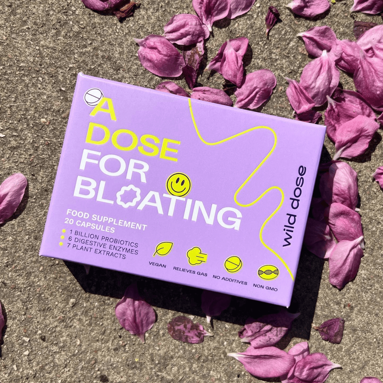 Wild Dose Aims To Tame Bloating With Attractive Branding - DIELINE
