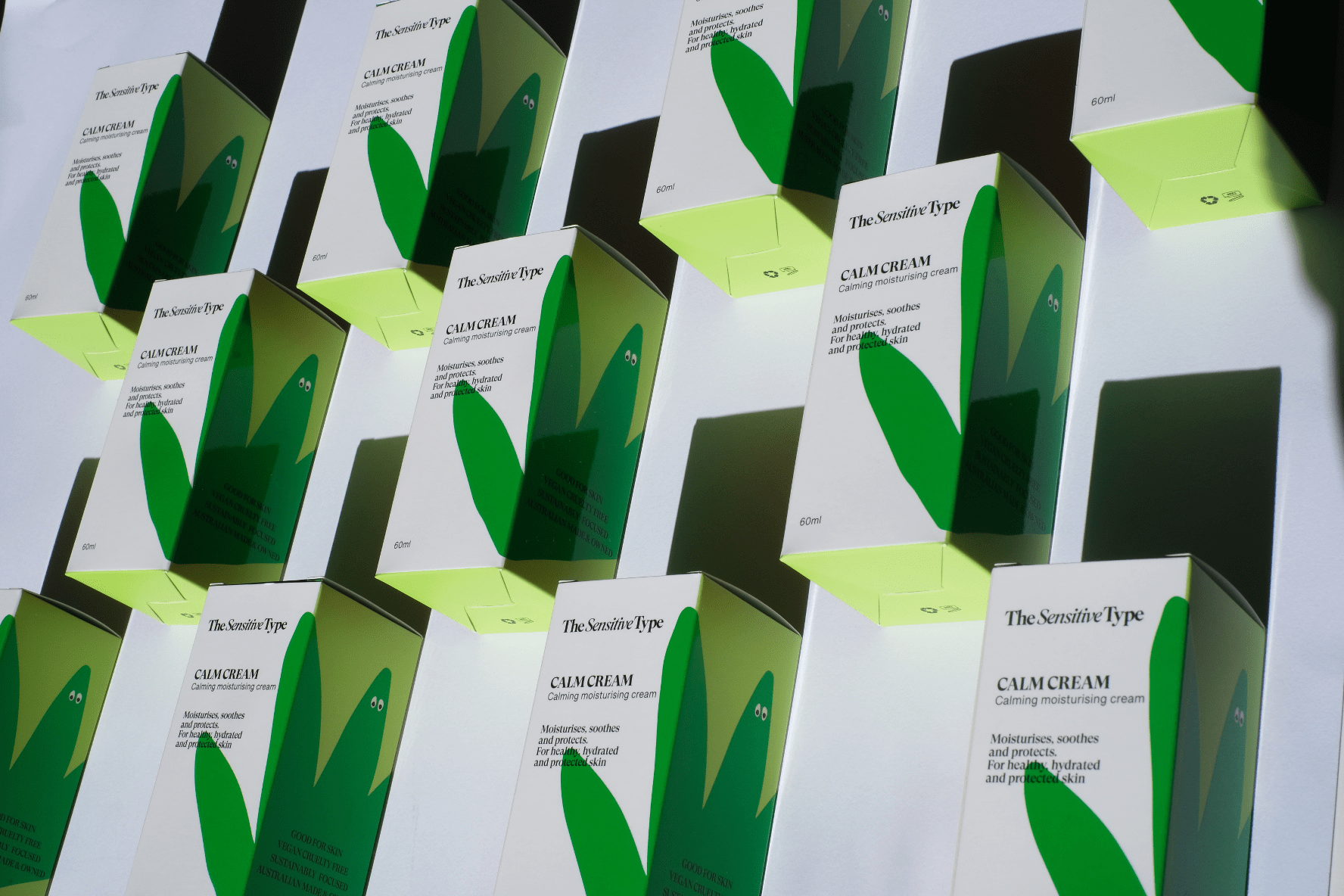 The Sensitive Type's Inclusively Playful Packaging System - DIELINE