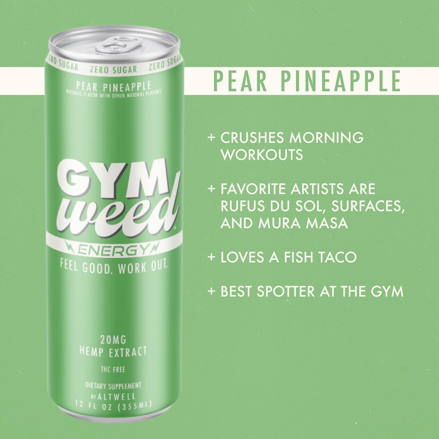 Working Out With Gym Weed's Balanced Packaging Design - DIELINE