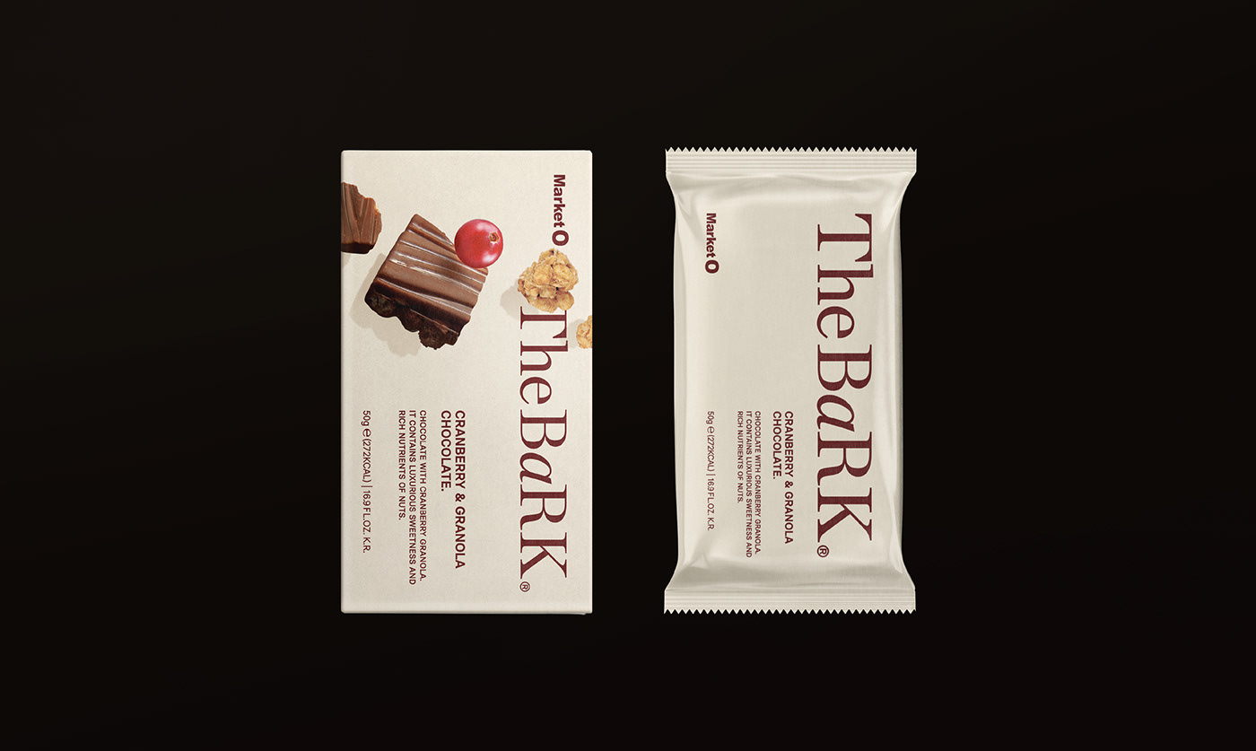 Munch On The Bark Chocolate's Straightforward Yet Elegant Packaging ...