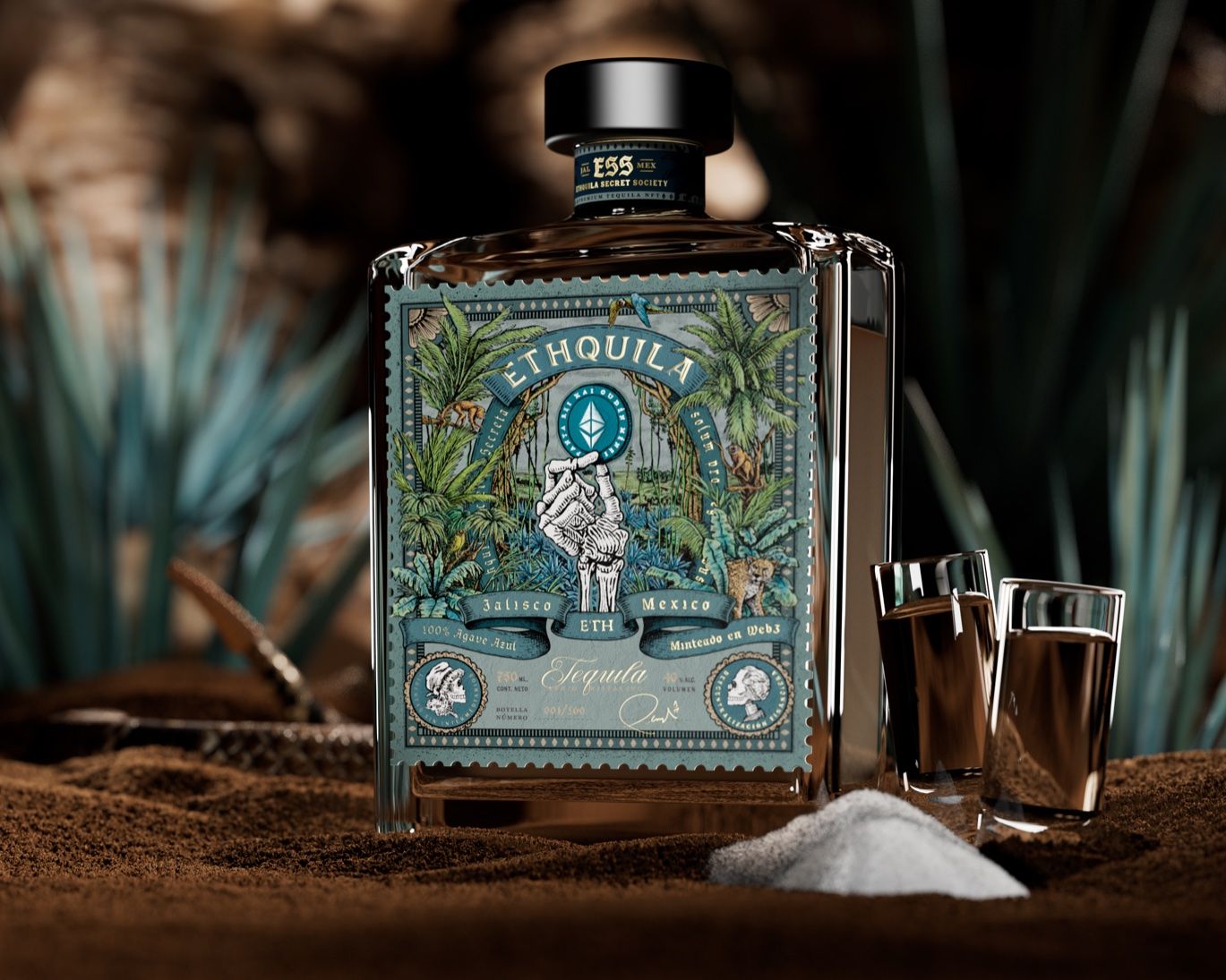 Etquila Is An NFT And Tequila Bottle Rolled Into One Intricately ...