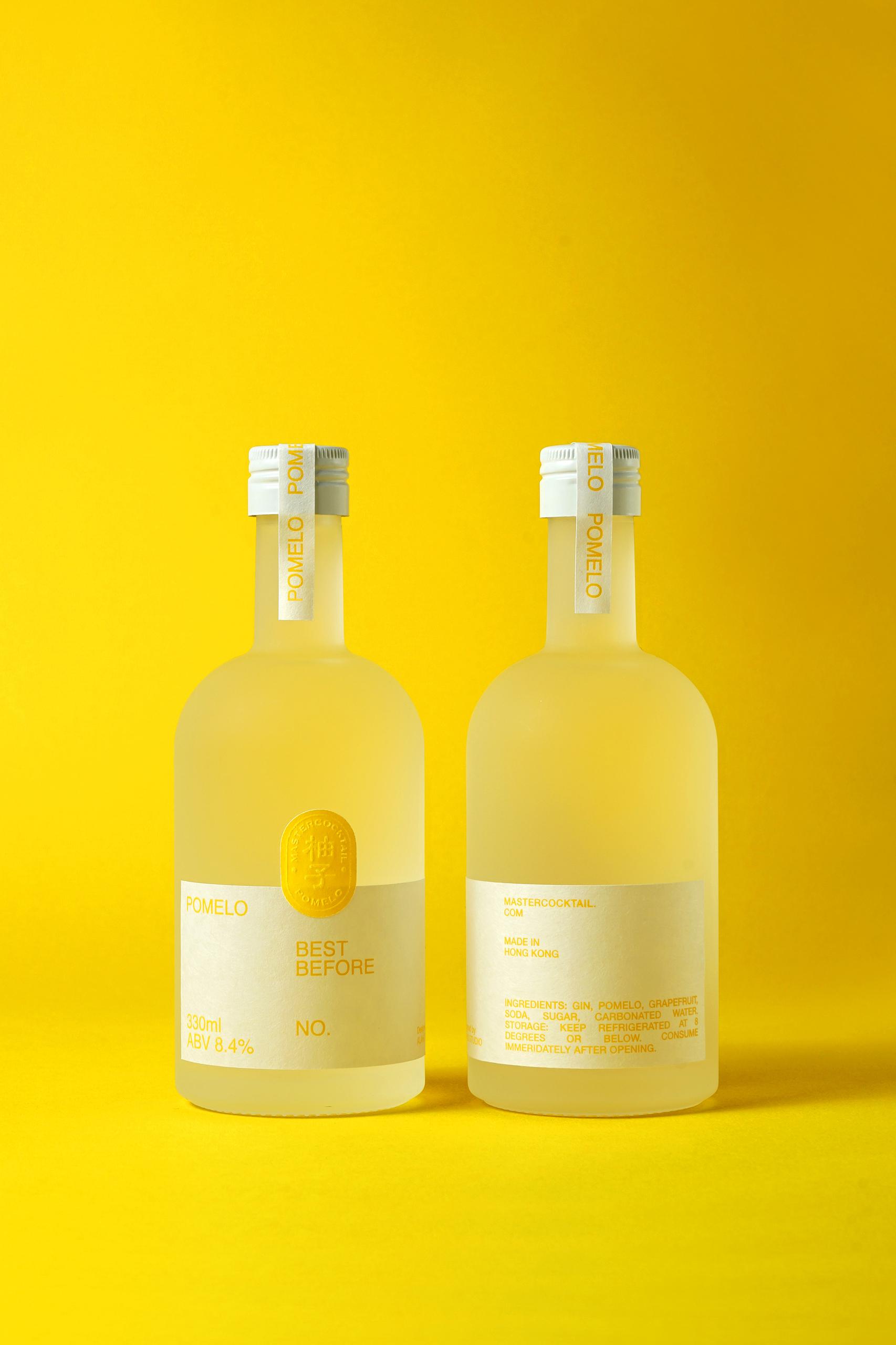 POMELO's Highly Refreshing, Yellow Packaging Design - DIELINE