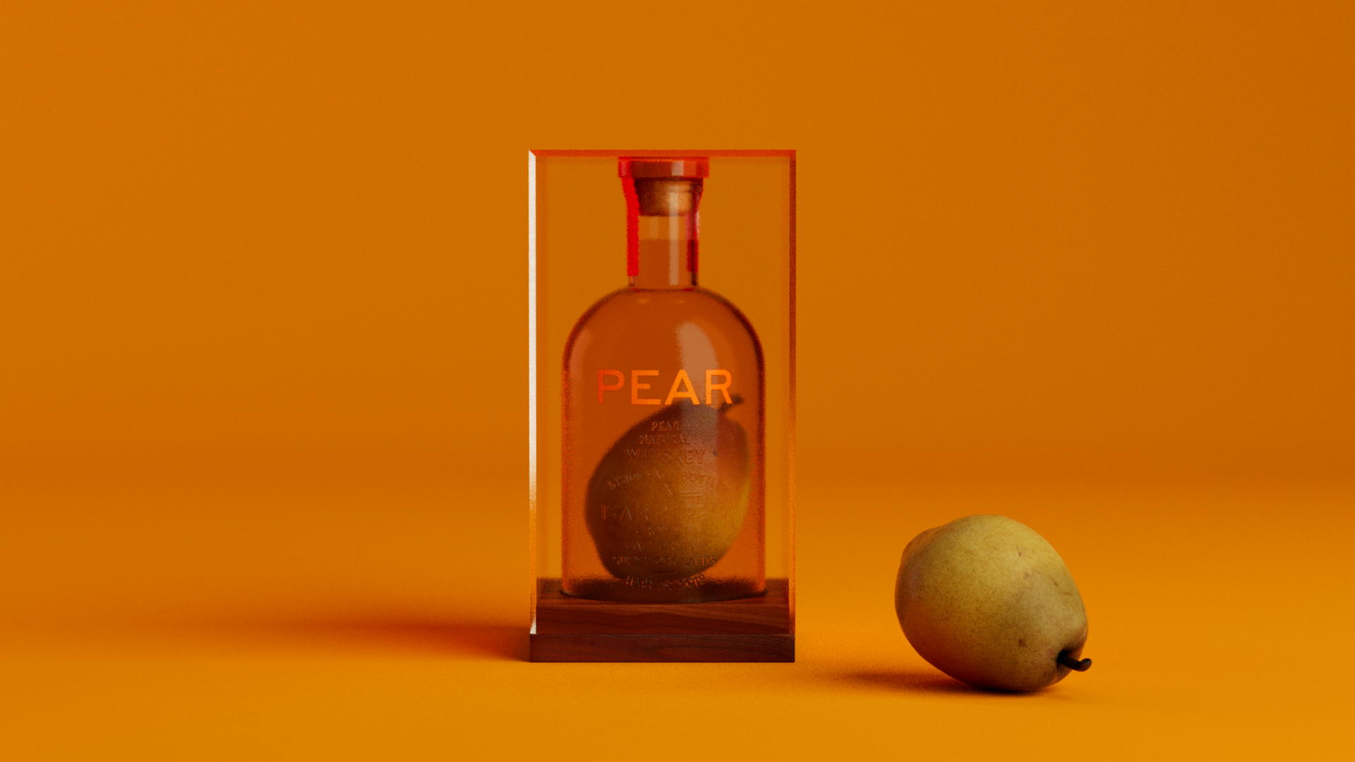 Pear's Packaging Emphasizes The Contents Of The Bottle - DIELINE