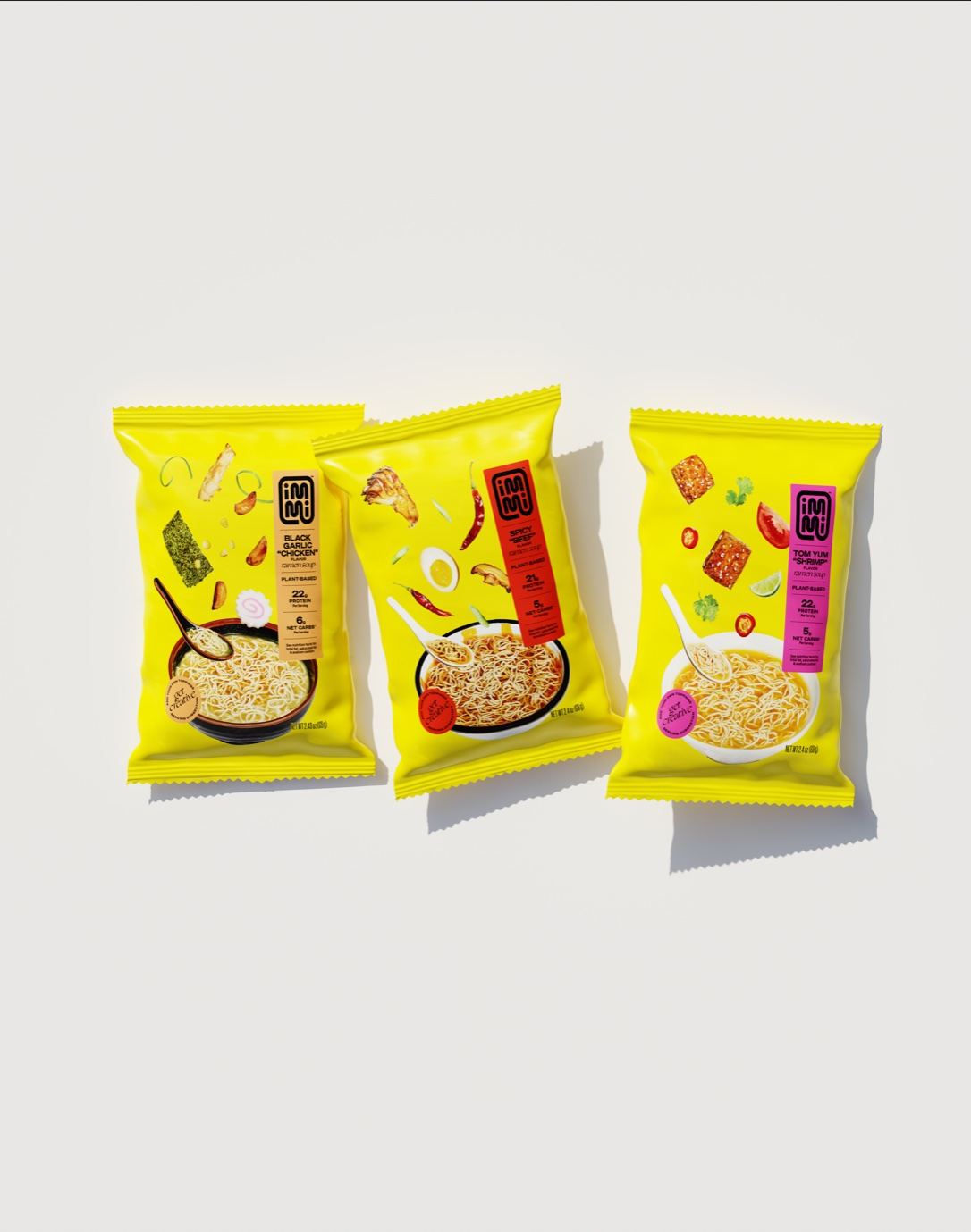 Healthy Ramen Brand immi Takes Cues From Traditional Ramen Packaging ...