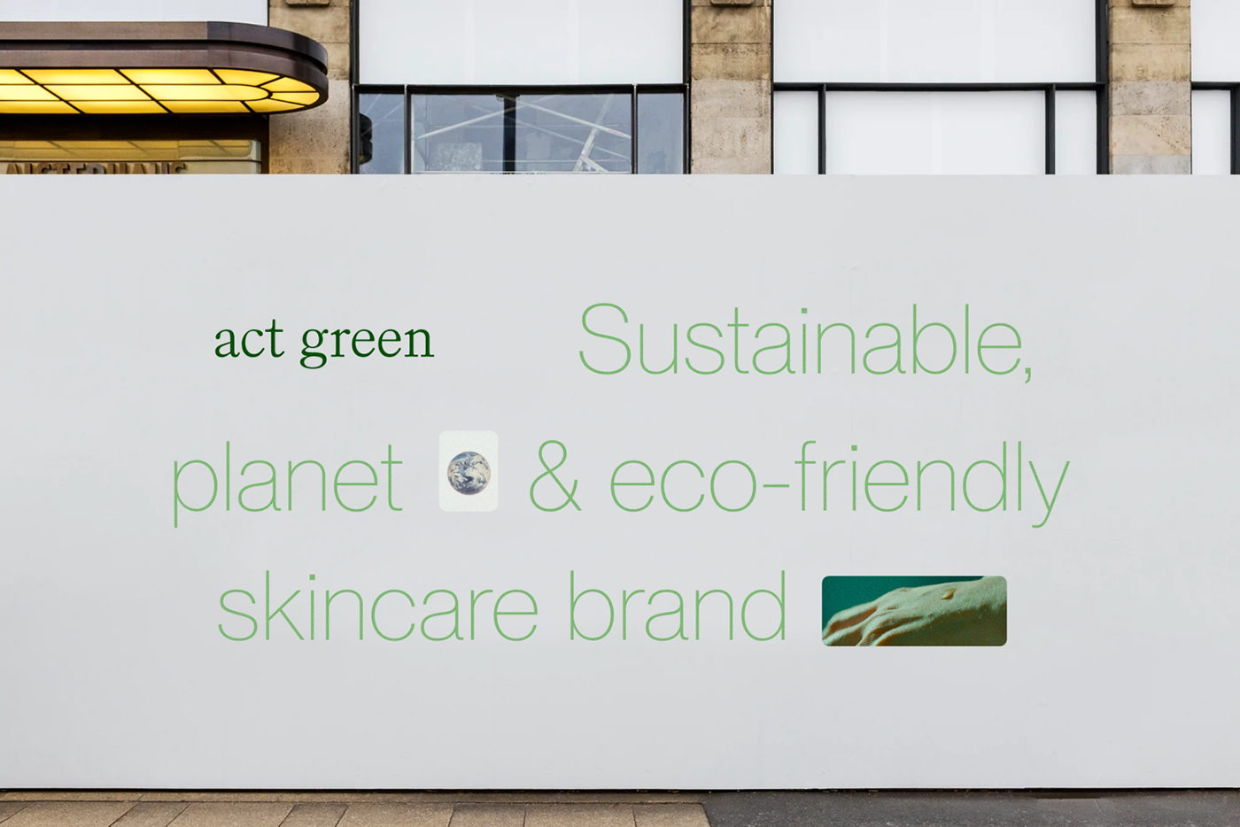 act green's Restoratively Soothing Packaging Design - DIELINE