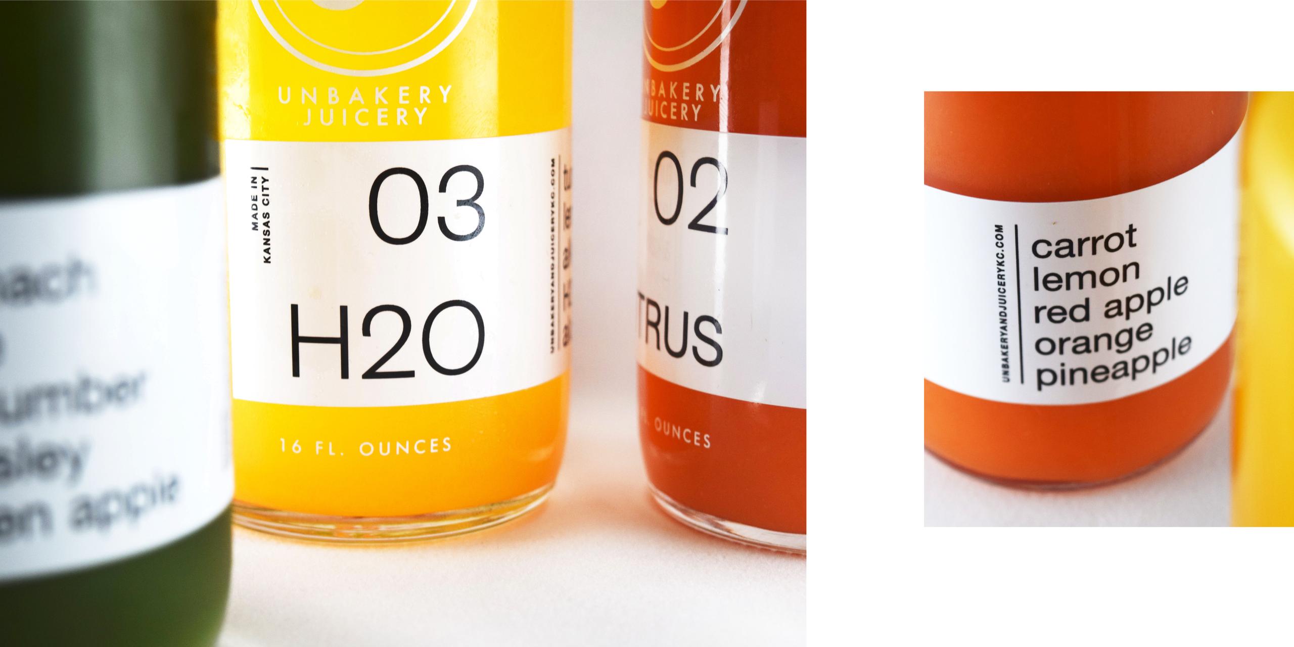 UnBakery & Juicery Packaging Gets A Clean Yet Modern Rebrand - DIELINE