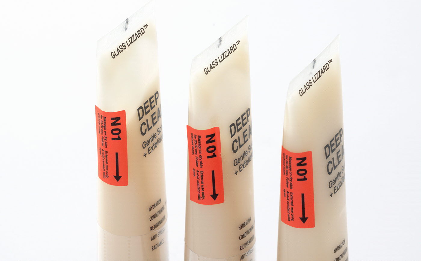 GLASS LIZZARD's Packaging Feels Youthful But Not Immature - DIELINE