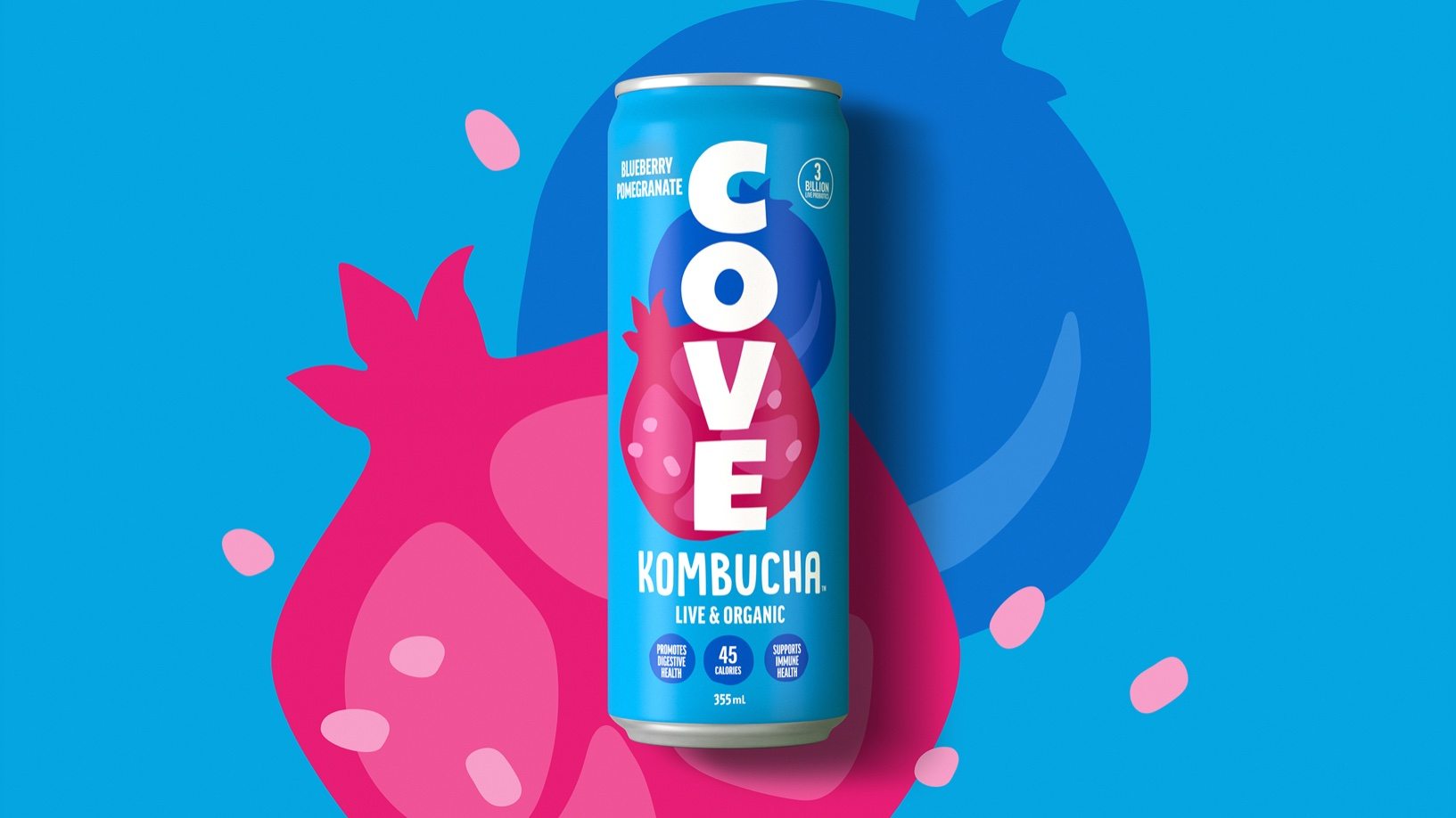 Cove Kombucha Rebrand Helps Promote Gut Health With A Refreshed Visual ...