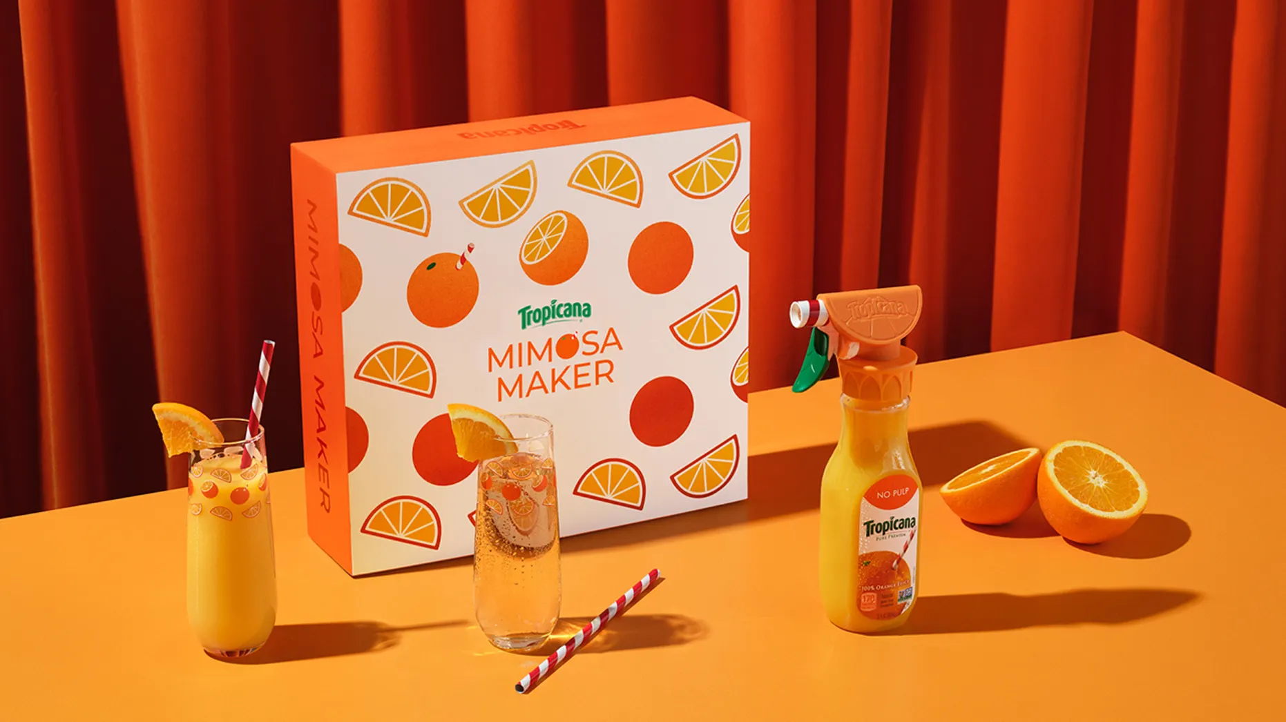 Tropicana Releases A Spray Bottle Mimosa Maker For Perfect Champagne To ...