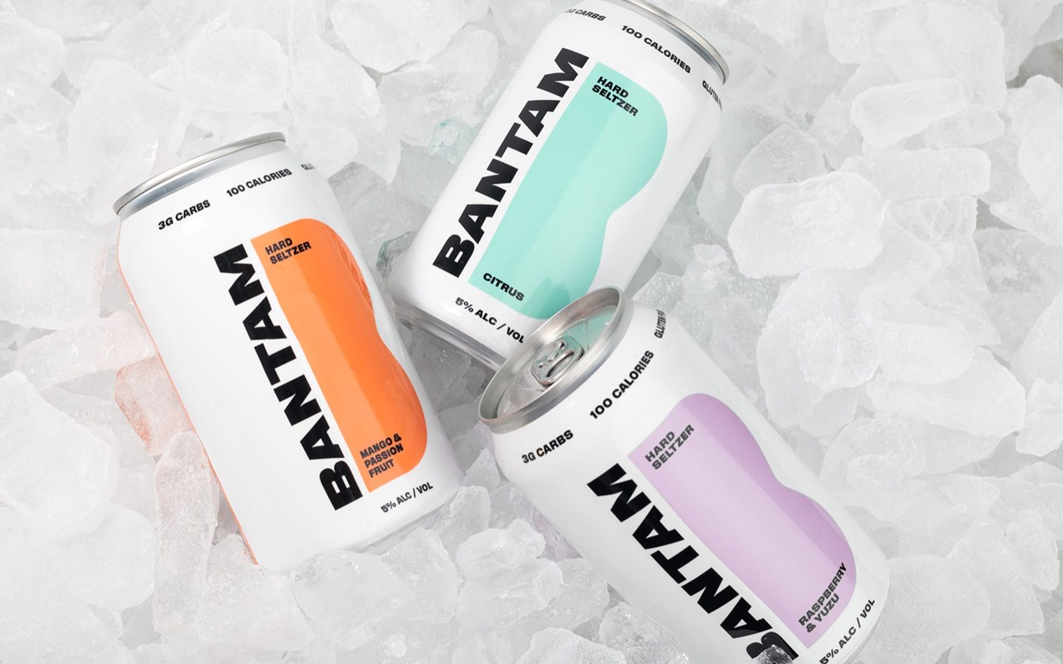 Making White Space Interesting With Bantam's Hard Seltzer Packaging ...