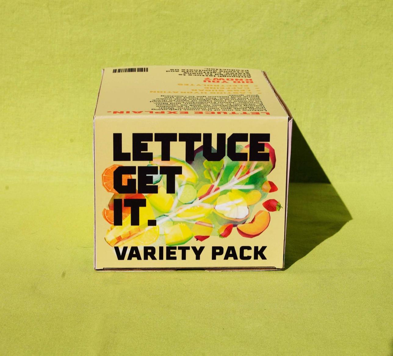 Conceptual Brand LETTUCE GET IT Puts A Spin On Classic Juice Packaging ...