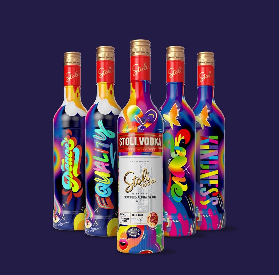 Butterfly Cannon's Limited-Edition Design For Stoli Vodka - DIELINE