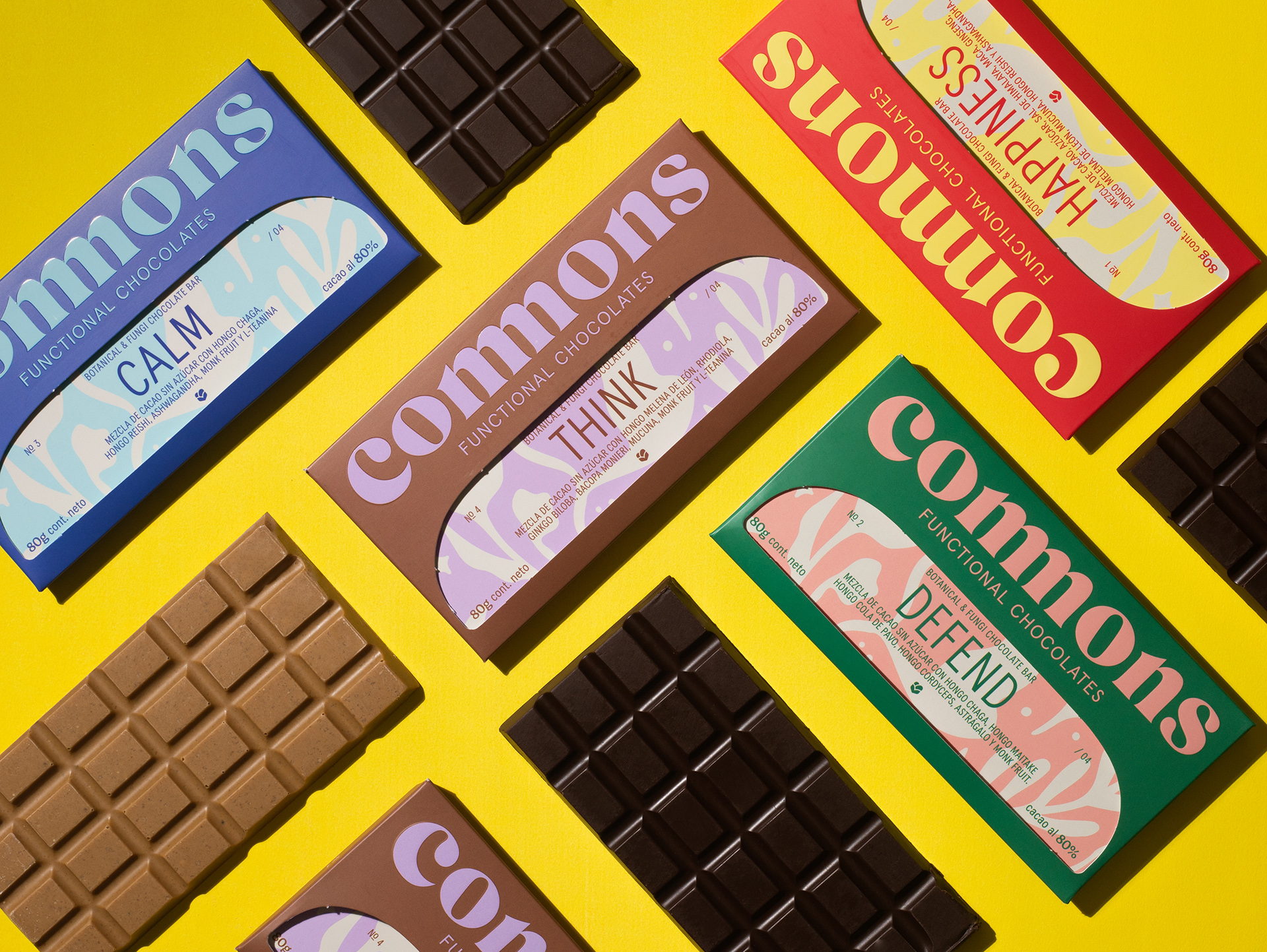 Chocolates Commons' Upbeat Packaging System Inspires A Sweet Indulgence ...