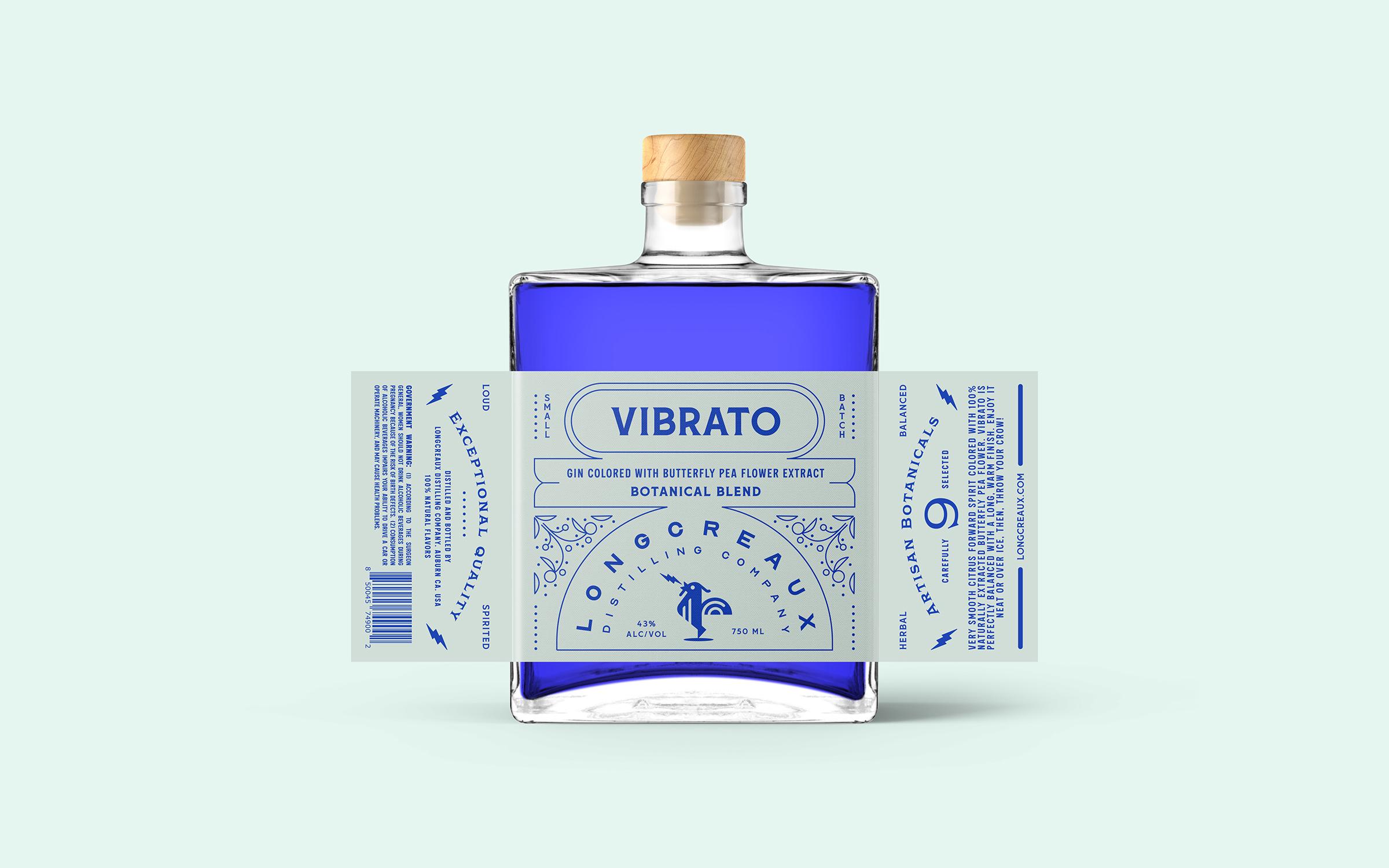 Gin Labels For Longcreaux Distilling Co. Create a Delightful Aesthetic ...