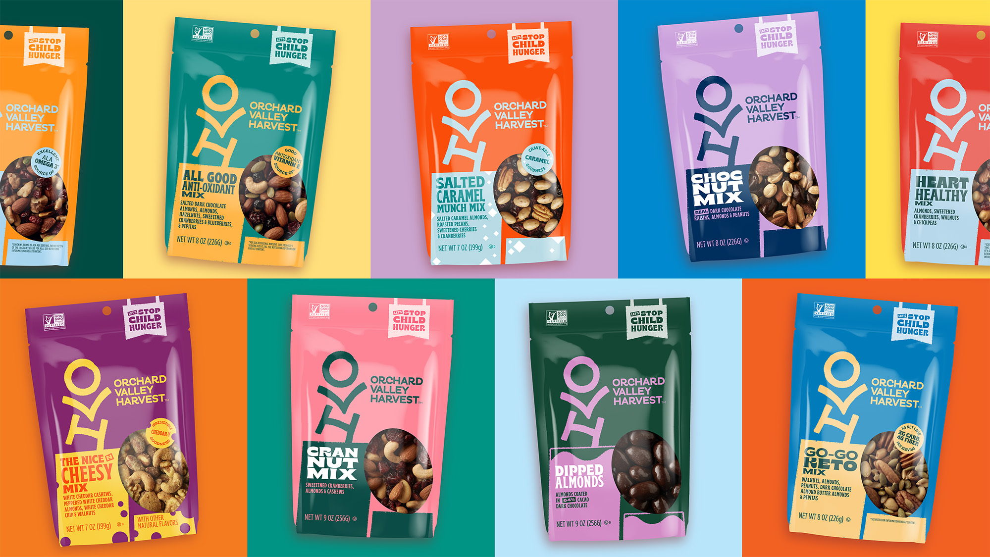 Straight Forward Design Gives Orchard Valley Harvest A Complete Brand ...