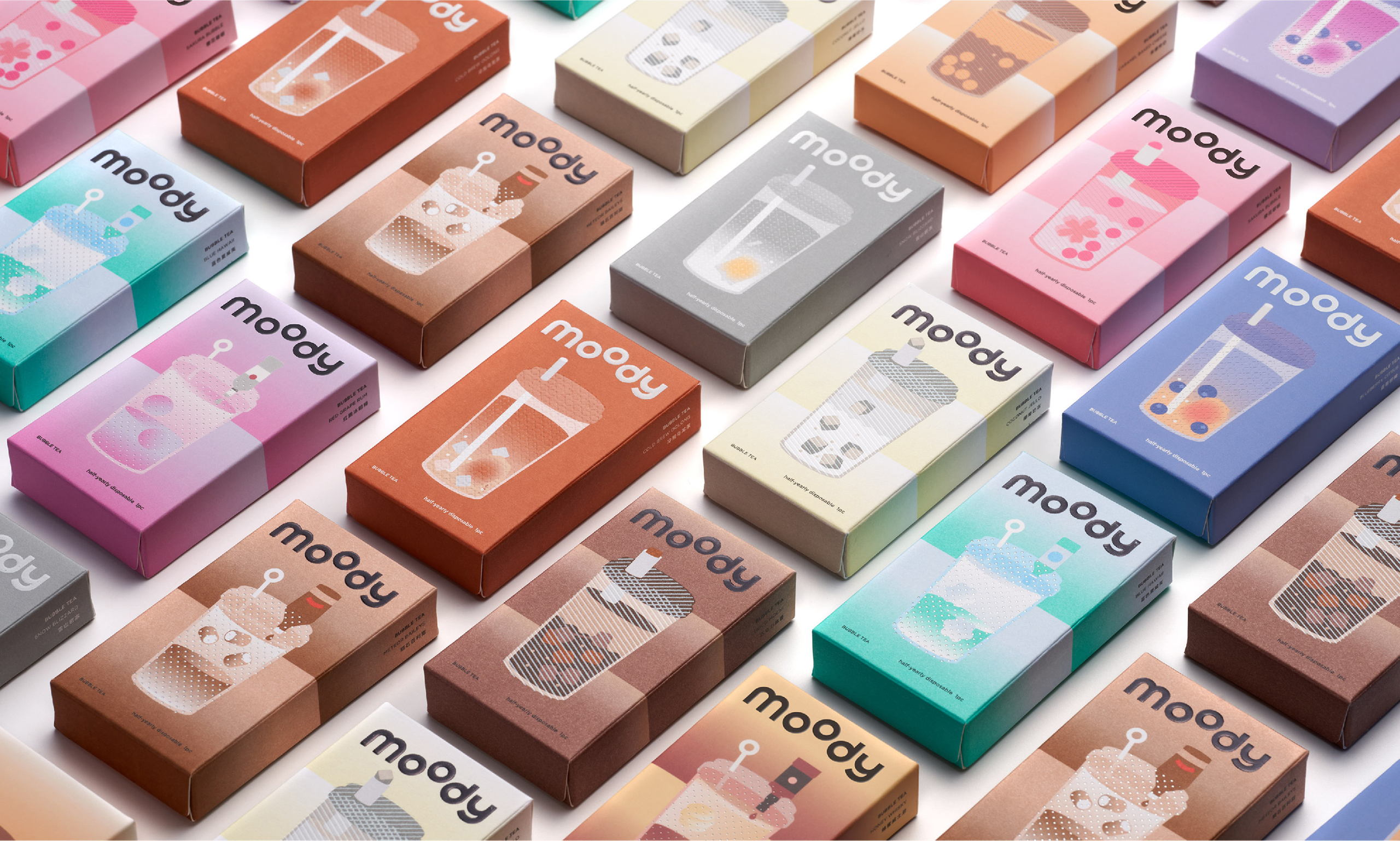 Moody's Bubbly Bubble Tea Packaging Makes A Case For Nuanced Design ...