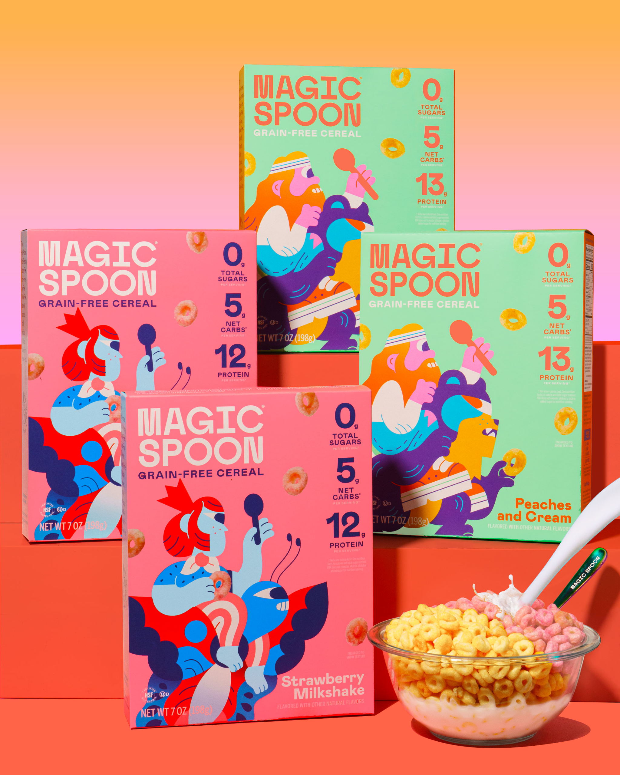 Magic Spoon’s New Cereal Flavors for Spring - DIELINE