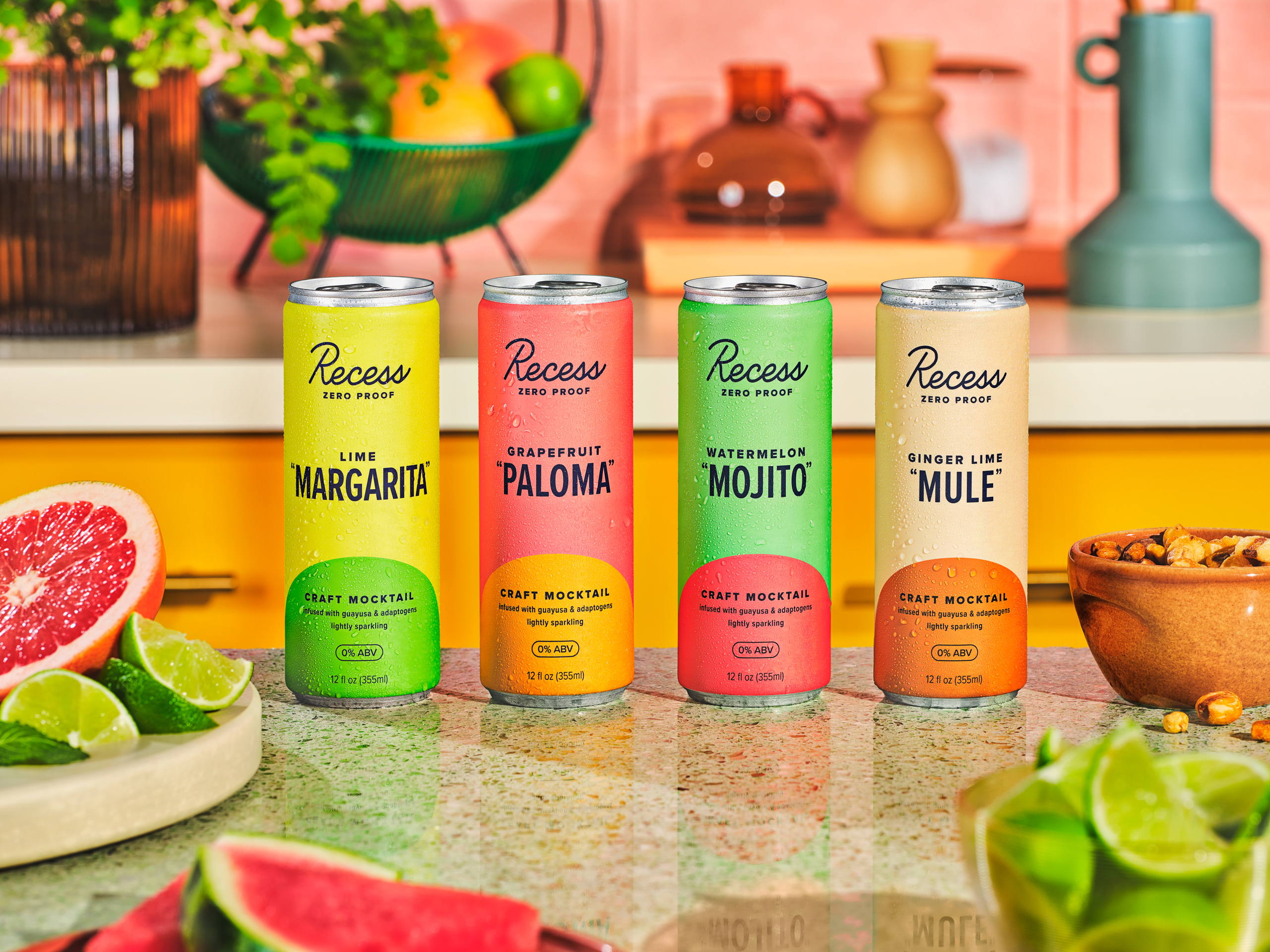 Recess Breaks Into The Alcohol-Free World With A New Mocktail Line - DIELINE