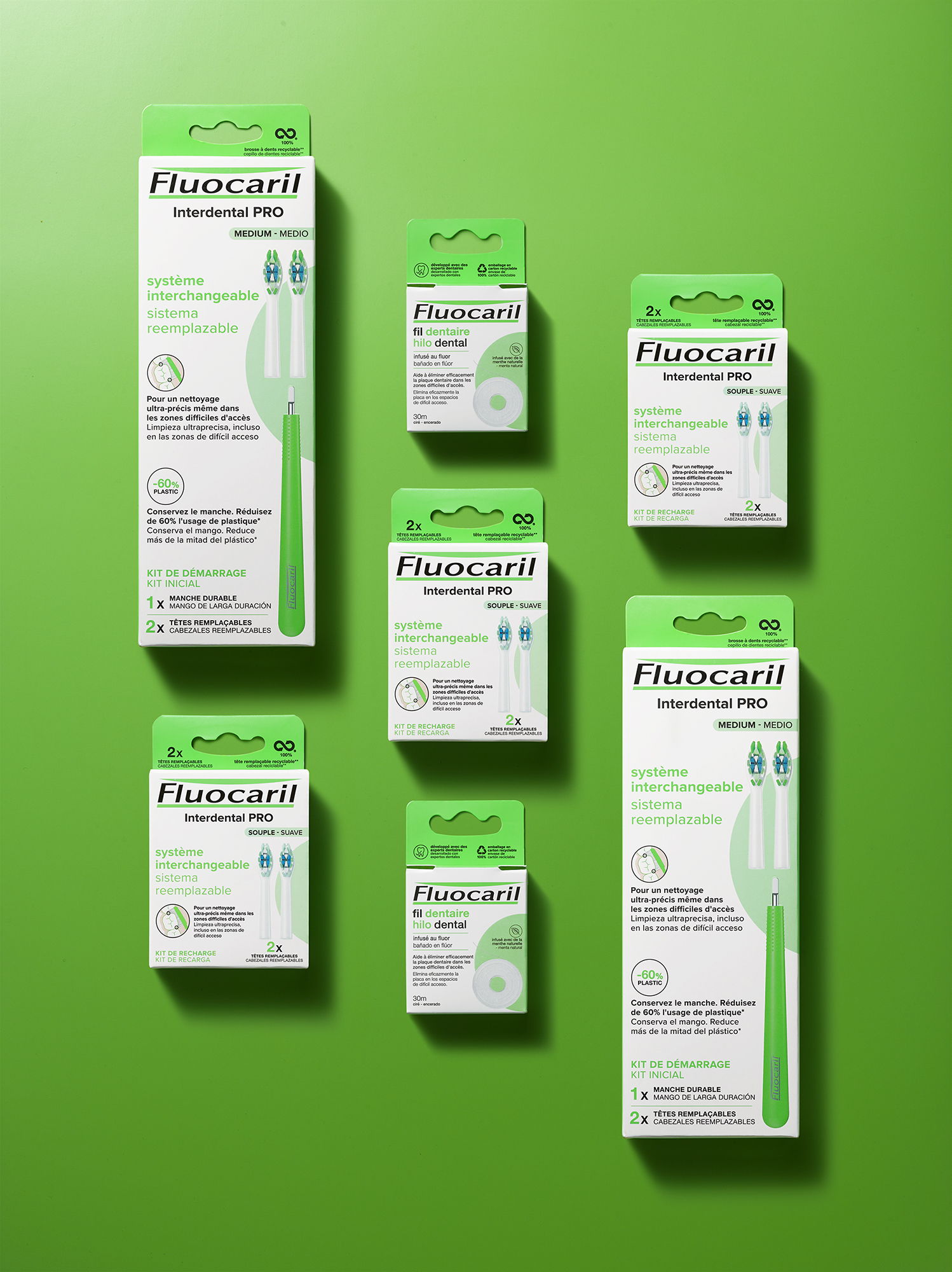Fluocaril Redesign Makes Its Neon Green The Branding Hero - DIELINE