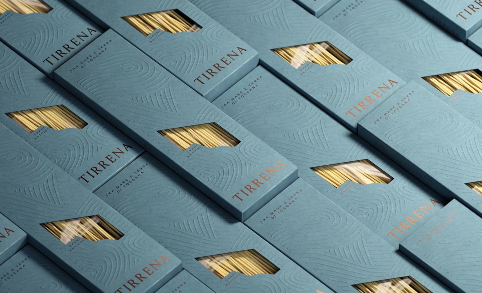 Pasta Tirrena's Sophisticated Box Takes Inspiration From The Morphology ...