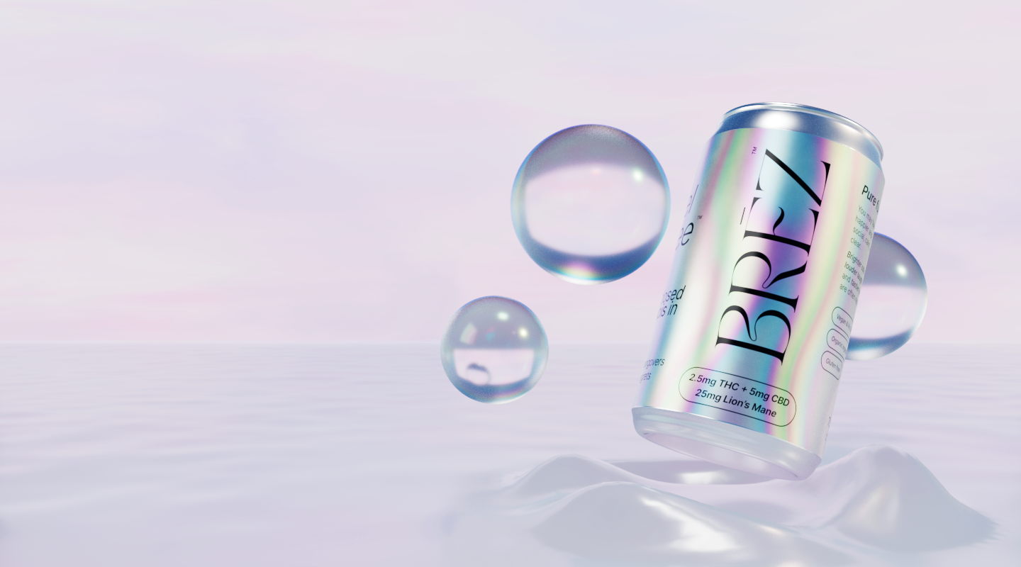 BREZ Sparkling Beverages Combines Cannabis And Mushrooms In Dream-Like ...