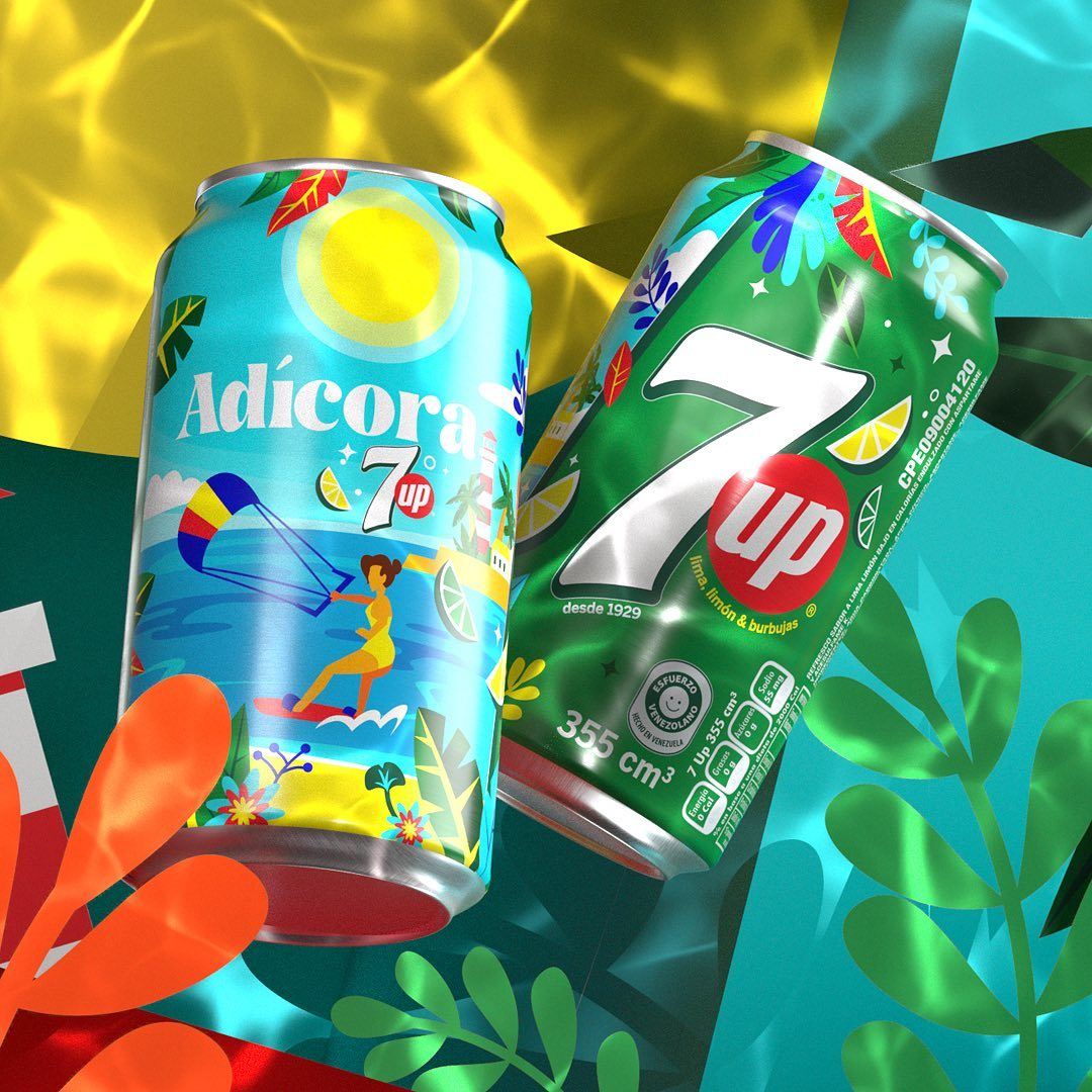 Limited Edition 7Up In All Its Tropical Glory - DIELINE