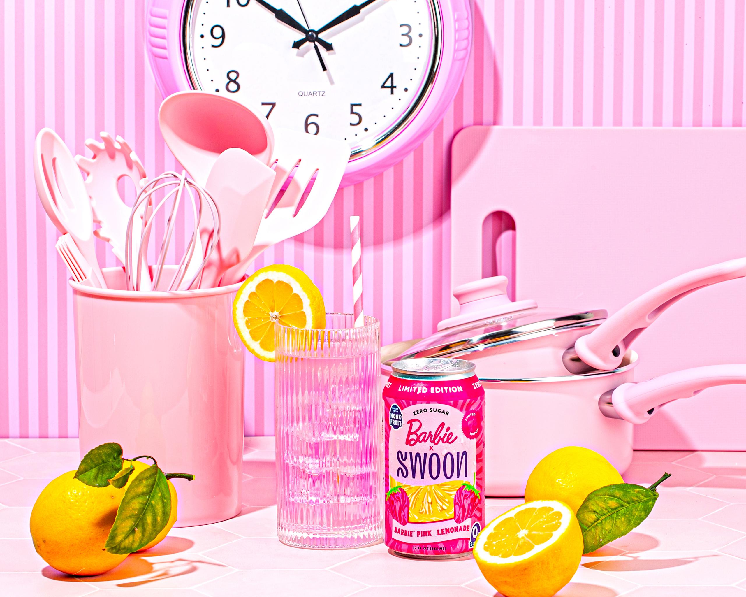 Zero-Sugar Swoon Is The Official Pink Lemonade Of Barbie Land - DIELINE