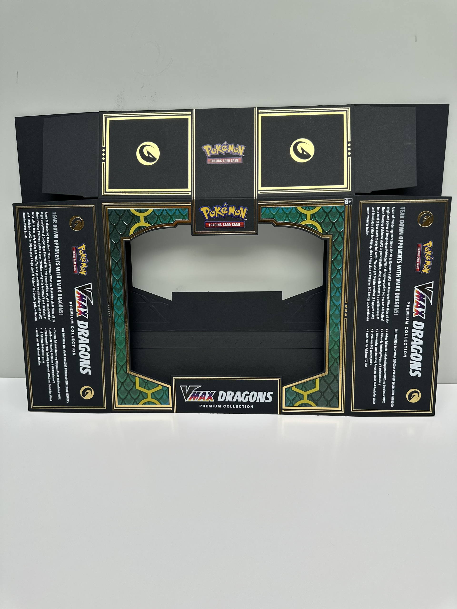 VMax Dragons Premium Collection Packaging Box - DIELINE