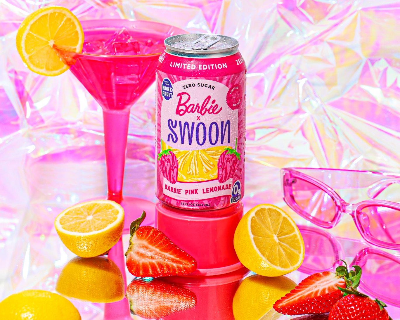 Zero-Sugar Swoon Is The Official Pink Lemonade Of Barbie Land - DIELINE