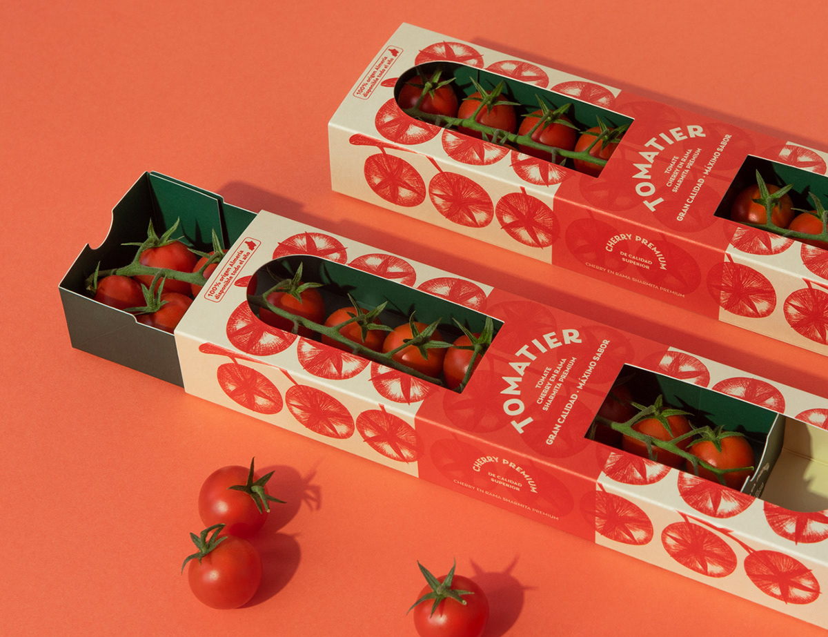 Tomatier's Artisanal Packaging Approach - DIELINE