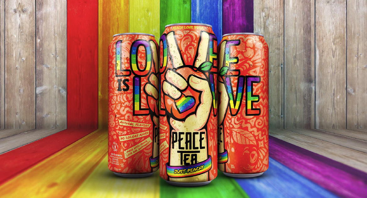 Limited Edition Peace Tea Embraces The Acceptance Of Pride Month - DIELINE