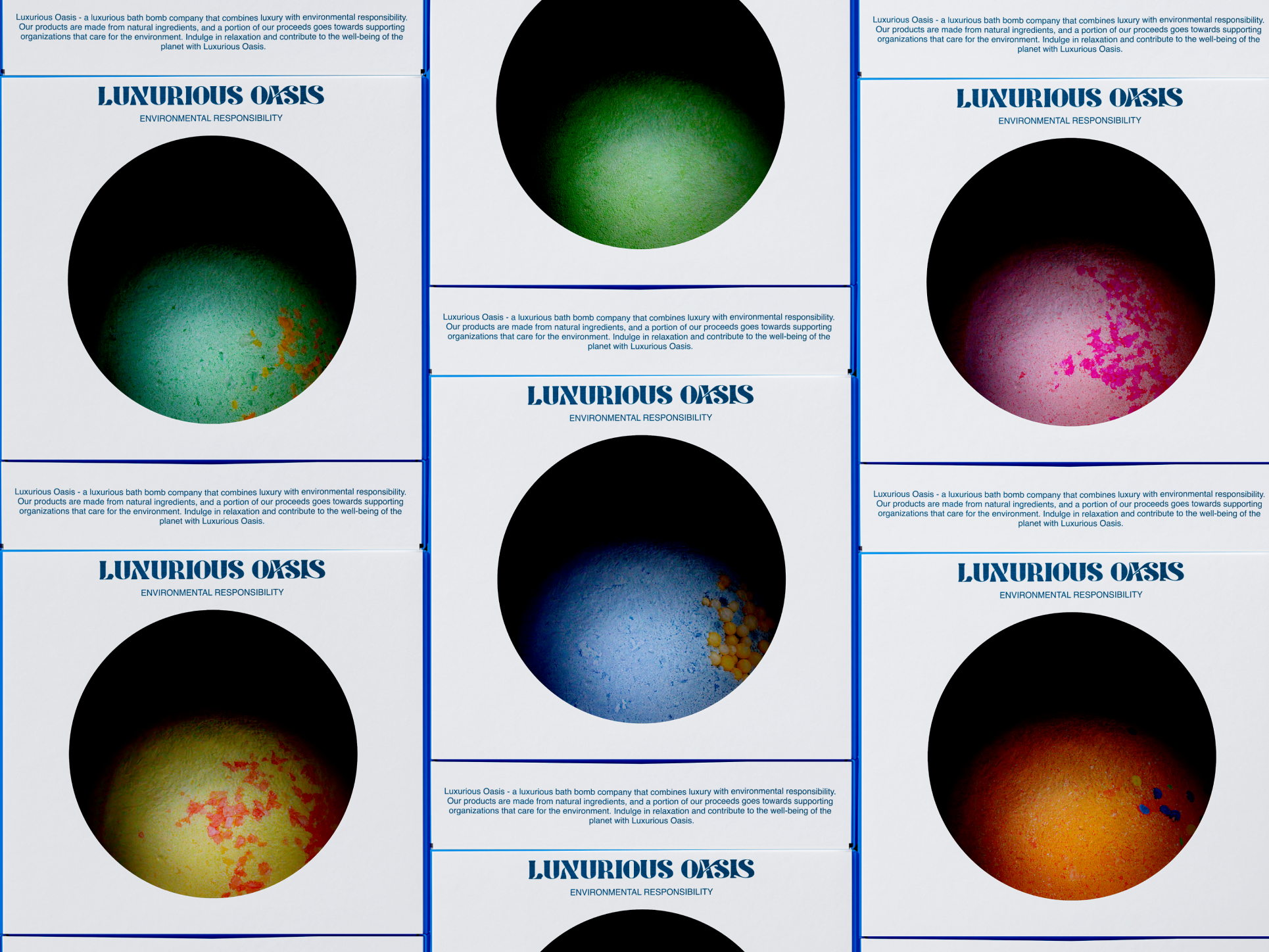 Oasis Bath Bomb Packaging Allows The Product Do All The Visual Heavy ...