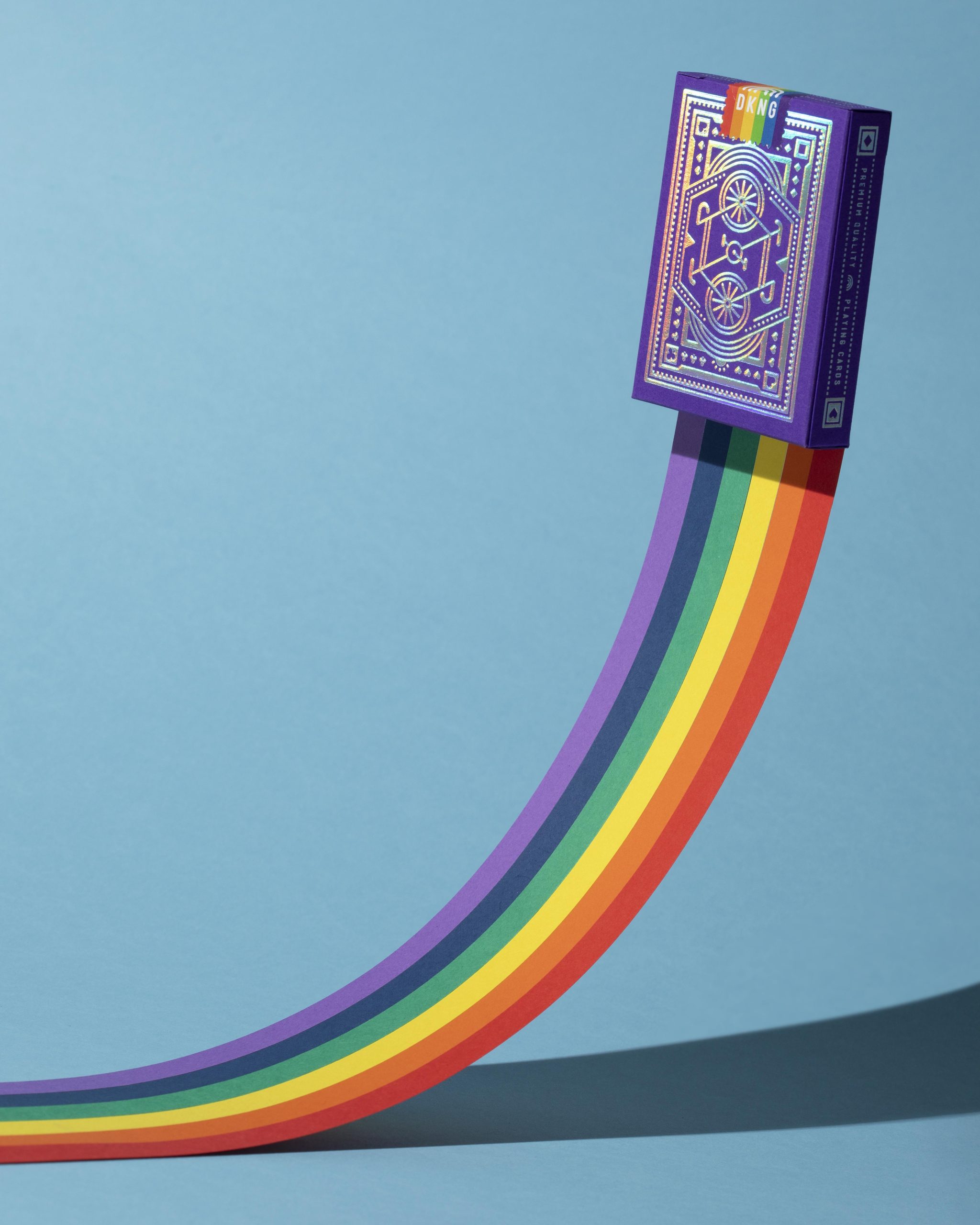 Rainbow Wheel Playing Cards In Honor Of Pride - DIELINE