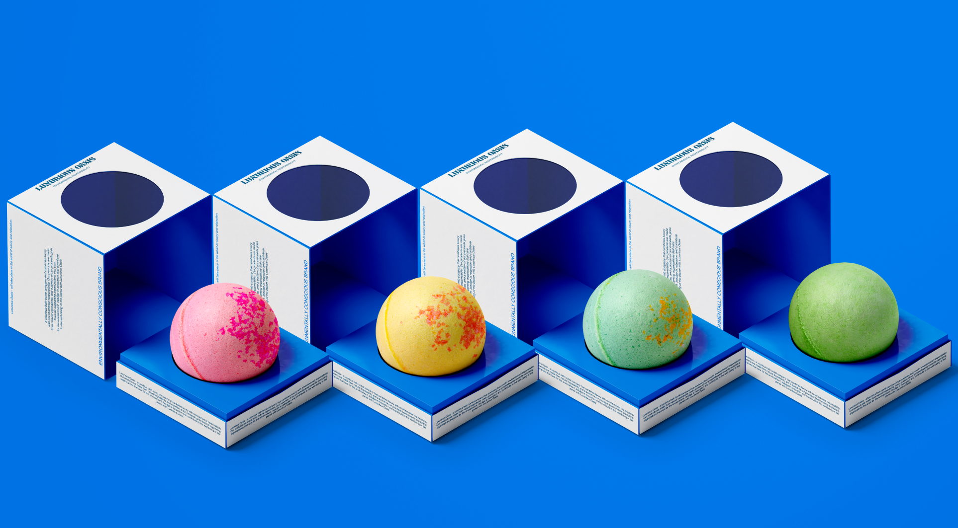 Oasis Bath Bomb Packaging Allows The Product Do All The Visual Heavy ...