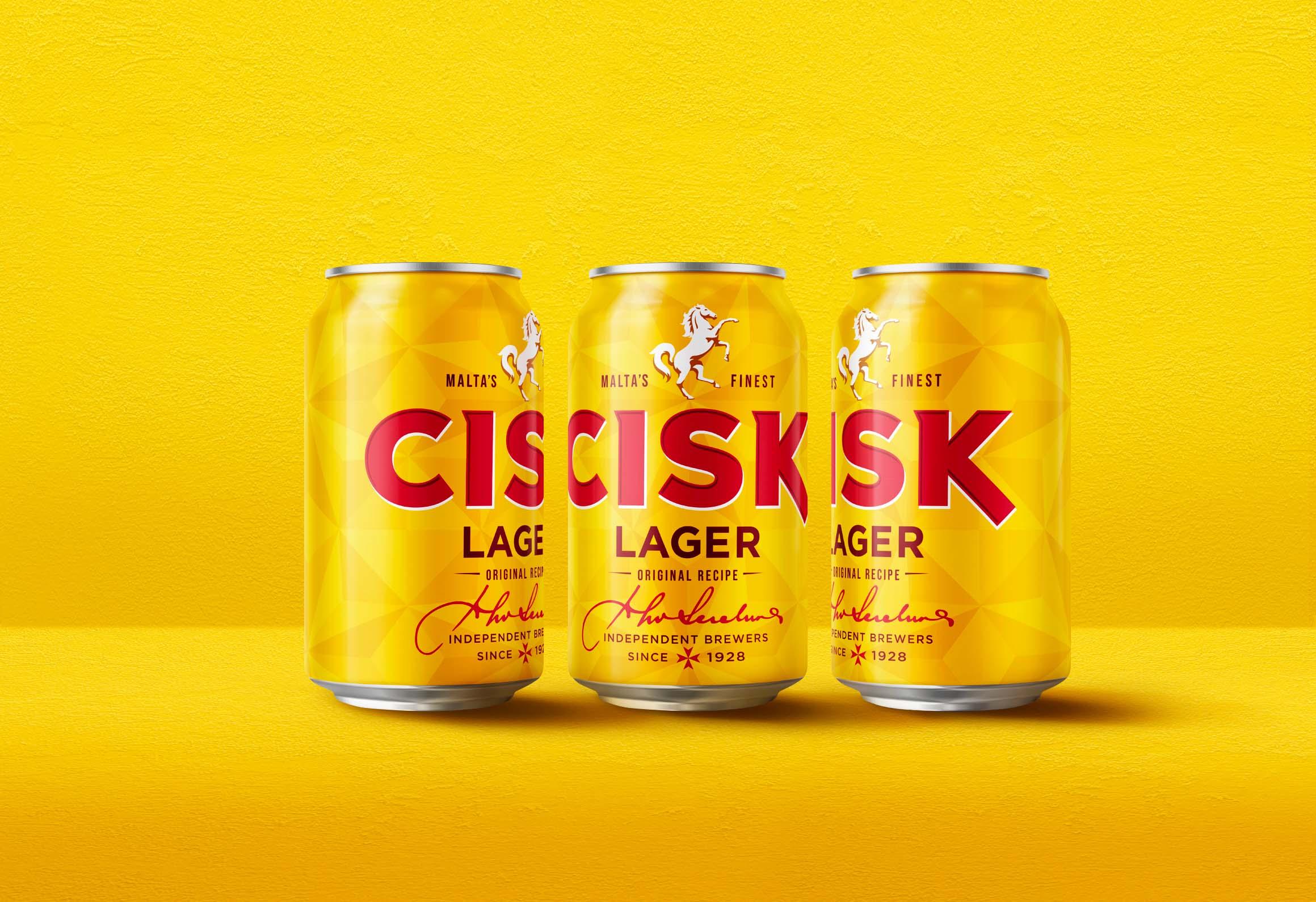Cisk Beer Refreshes Its Packaging To Celebrate Its Contemporary ...