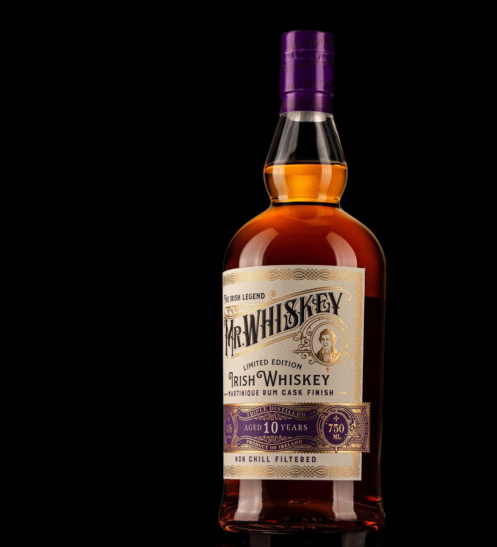 Think Bold Studio's Design Honors 'Mr. Whiskey' With Rich Legacy Irish Whiskey - DIELINE