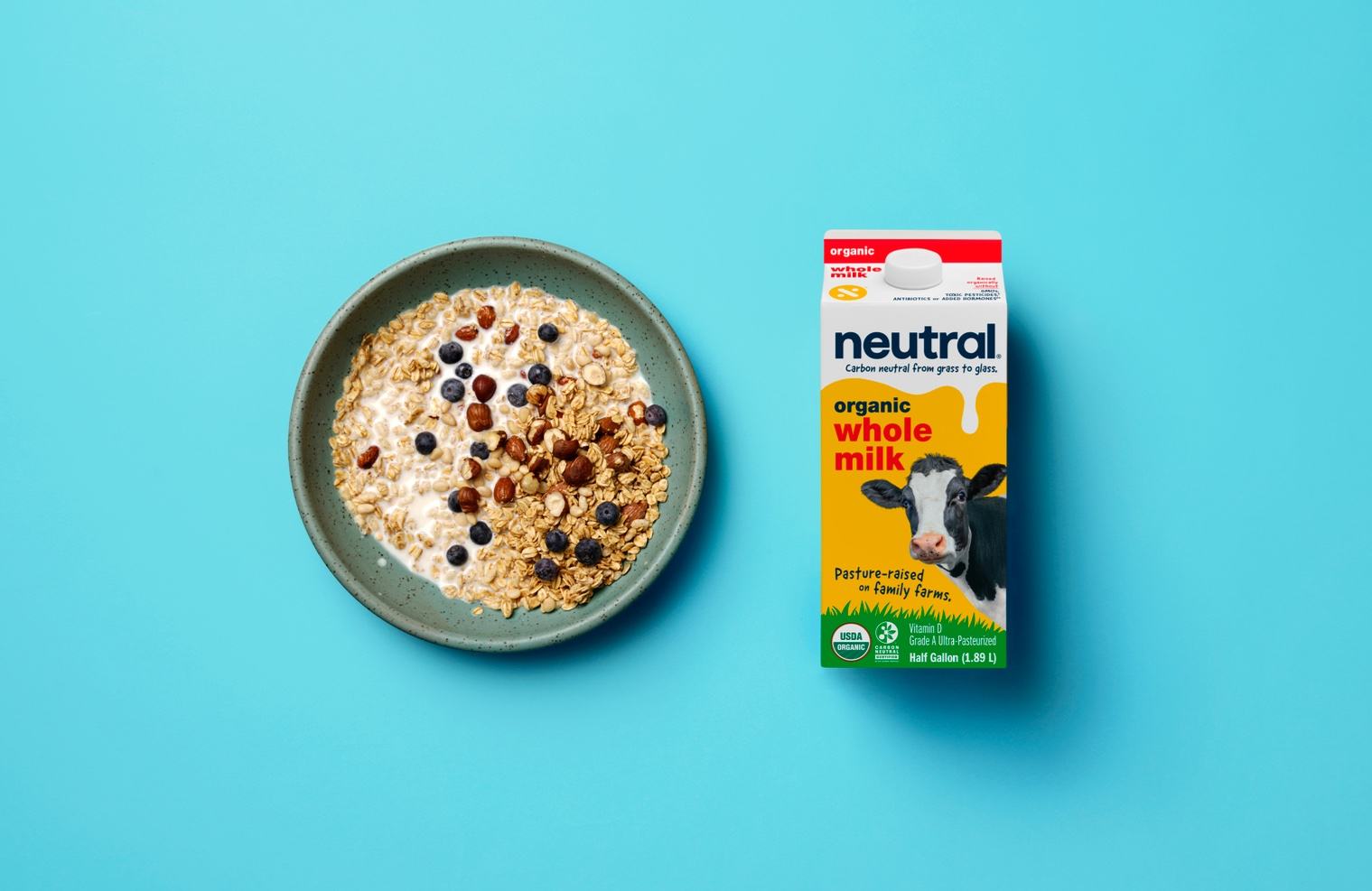 Neutral Foods Unveiled New Carbon-Neutral Milk Packaging - DIELINE