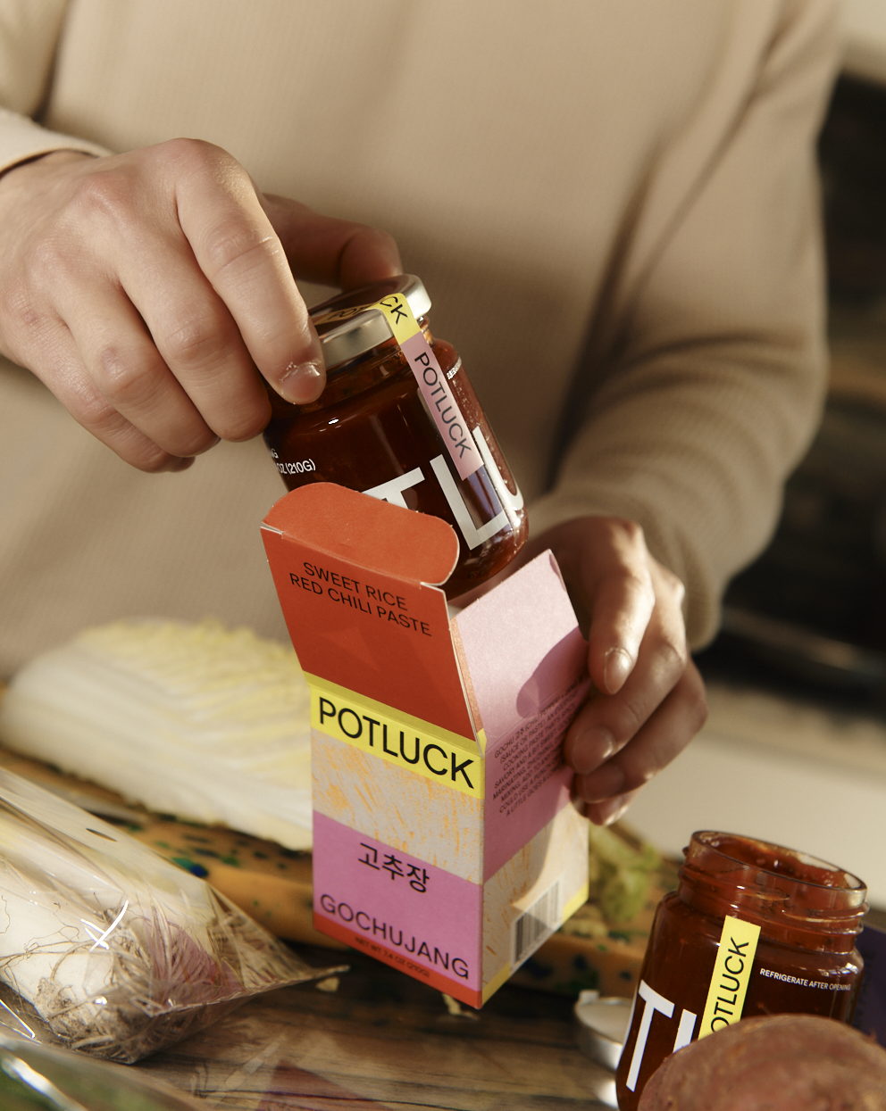 Potluck's Packaging Design Embodies the Essence of Korean Cuisine - DIELINE