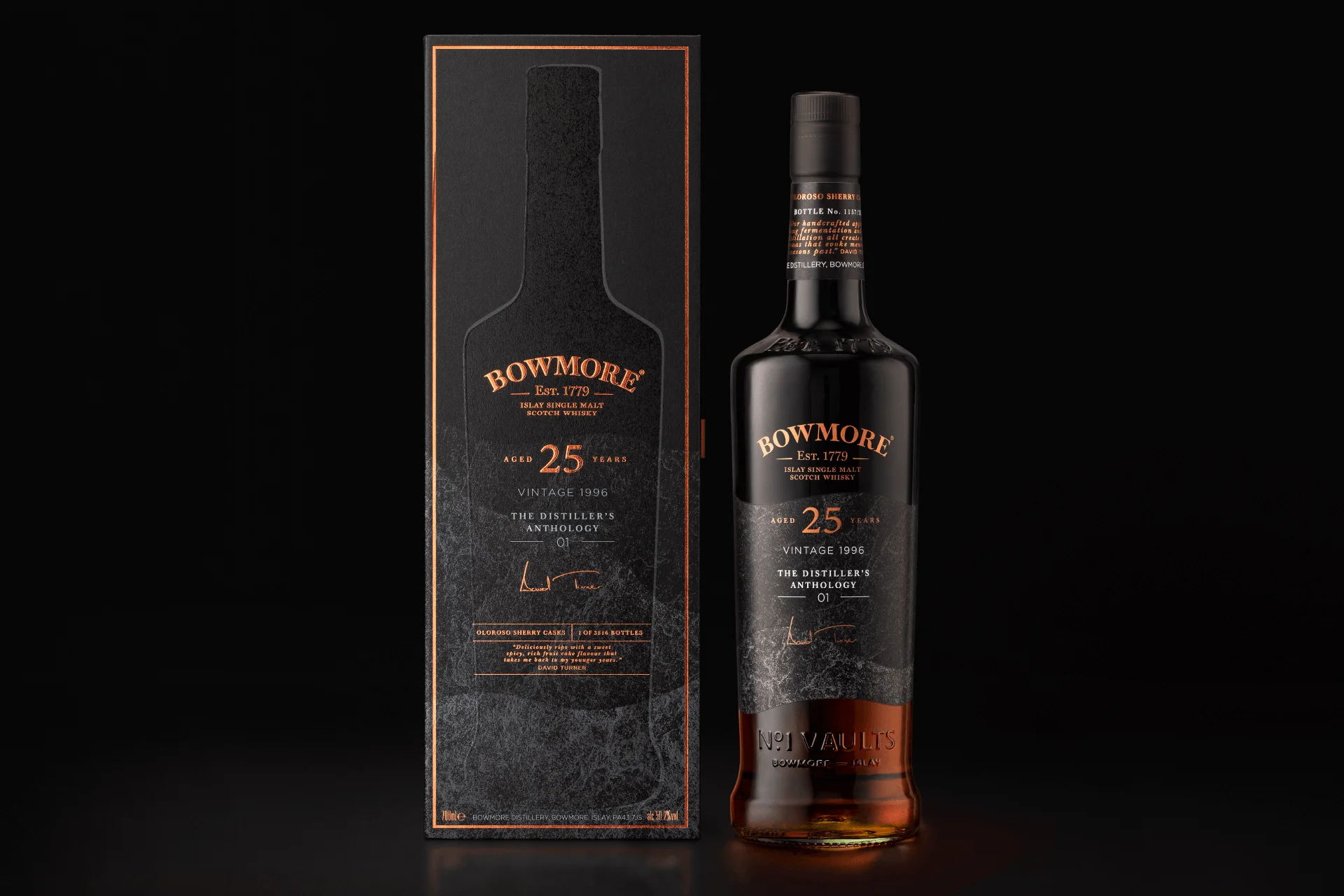 Bowmore's 25-Year-Old Scotch Gets a Bottle Design That's Solid as a ...