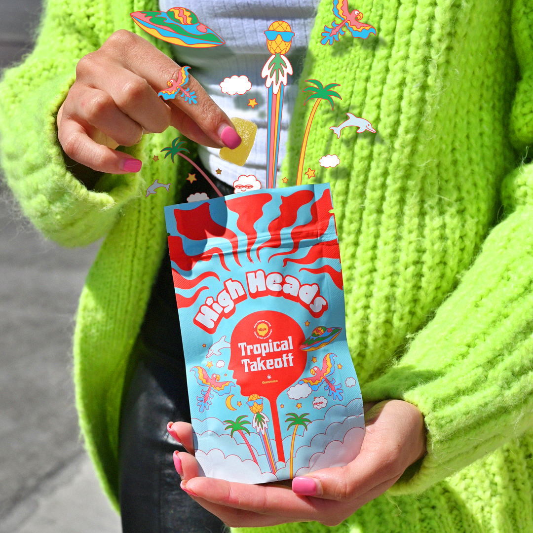 Go on a Fantastic Voyage with the Psychedelic Branding for High Heads ...