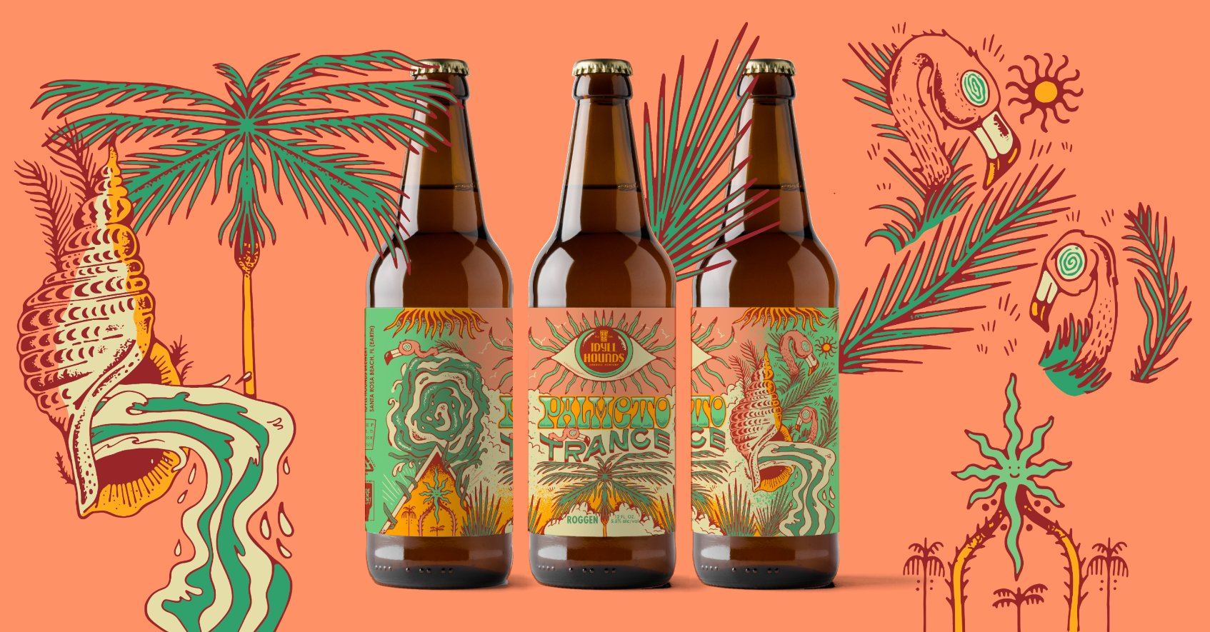 Idyll Hound's Psychedelic Beer Label Captures the Trippiness of Being ...