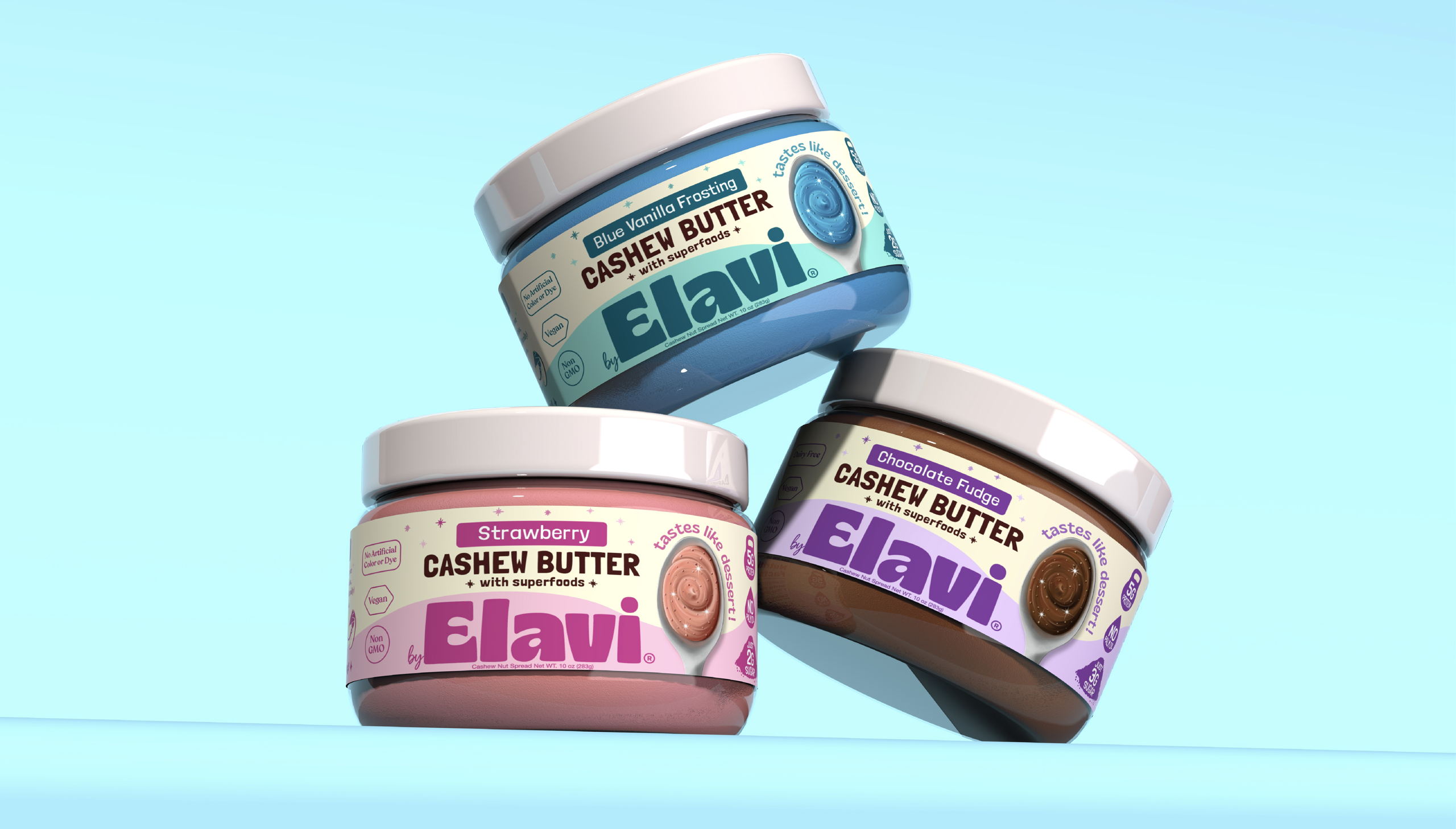 Elavi's Colorful Cashew Butters Get a Sleek, Youthful Glow-Up - DIELINE