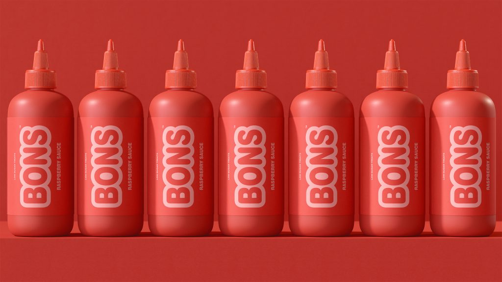 Bons Gives Dessert Sauce a Grown-Up Makeover in the Form - DIELINE