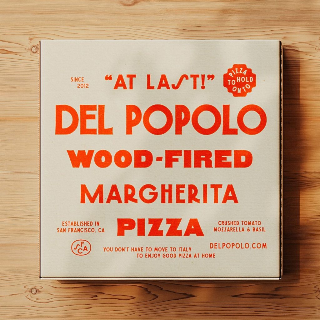 Del Popolo: Nostalgic Branding Meets Modern Pizza by Studio MPLS - DIELINE