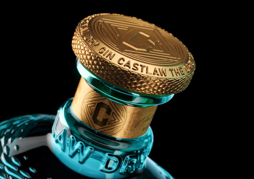 Castlaw American Gin Delivers a Snakeskin Bottle, Minus the Snake - DIELINE