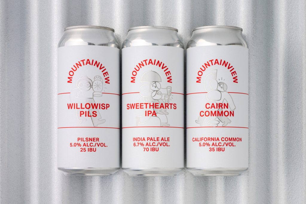 Mountainview Brewing Co. Enlists Memory Studio For a Tasty Visual Identity - DIELINE