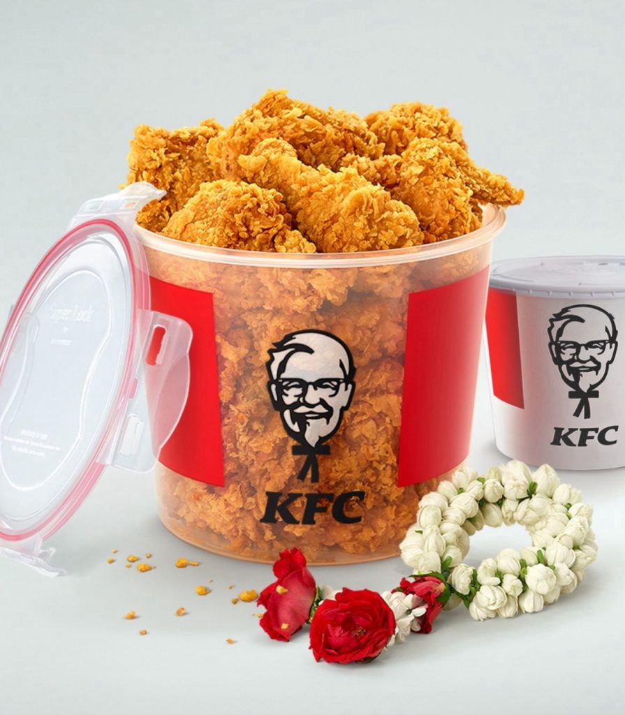 KFC Thailand Wants To Give You a Bucket For Leftovers - DIELINE